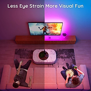 Govee TV Backlights, 10ft LED Lights for TV Work with Alexa, Google Assistant and APP, Music Sync, 16 Million RGB DIY Colors, TV LED Backlight for 46-60 inch TVs, USB Powered