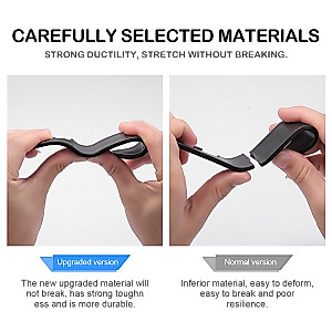 Osilly Car Seat Headrest Hook, 4 Pack Auto Seat Hanger Storage Organizer for Purse Handbag Coats Grocery Bags, Automotive Interior Accessories, Universal Vehicle Backseat Hanging Hook (Brown)