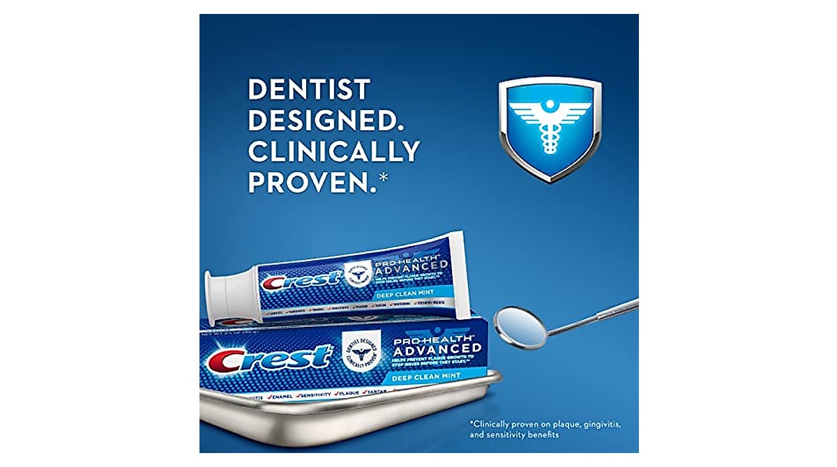 Crest Pro-Health Advanced Deep Clean Toothpaste Mint 3 Pack