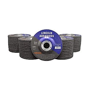 50 Pack Grinding Wheels 4.5" x 1/4" x 7/8" for Metal