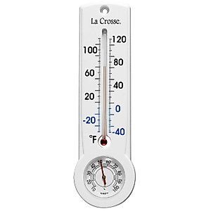 LaCrosse La Crosse 204-109 9 Inch Traditional Thermometer/Hygrometer, 9"