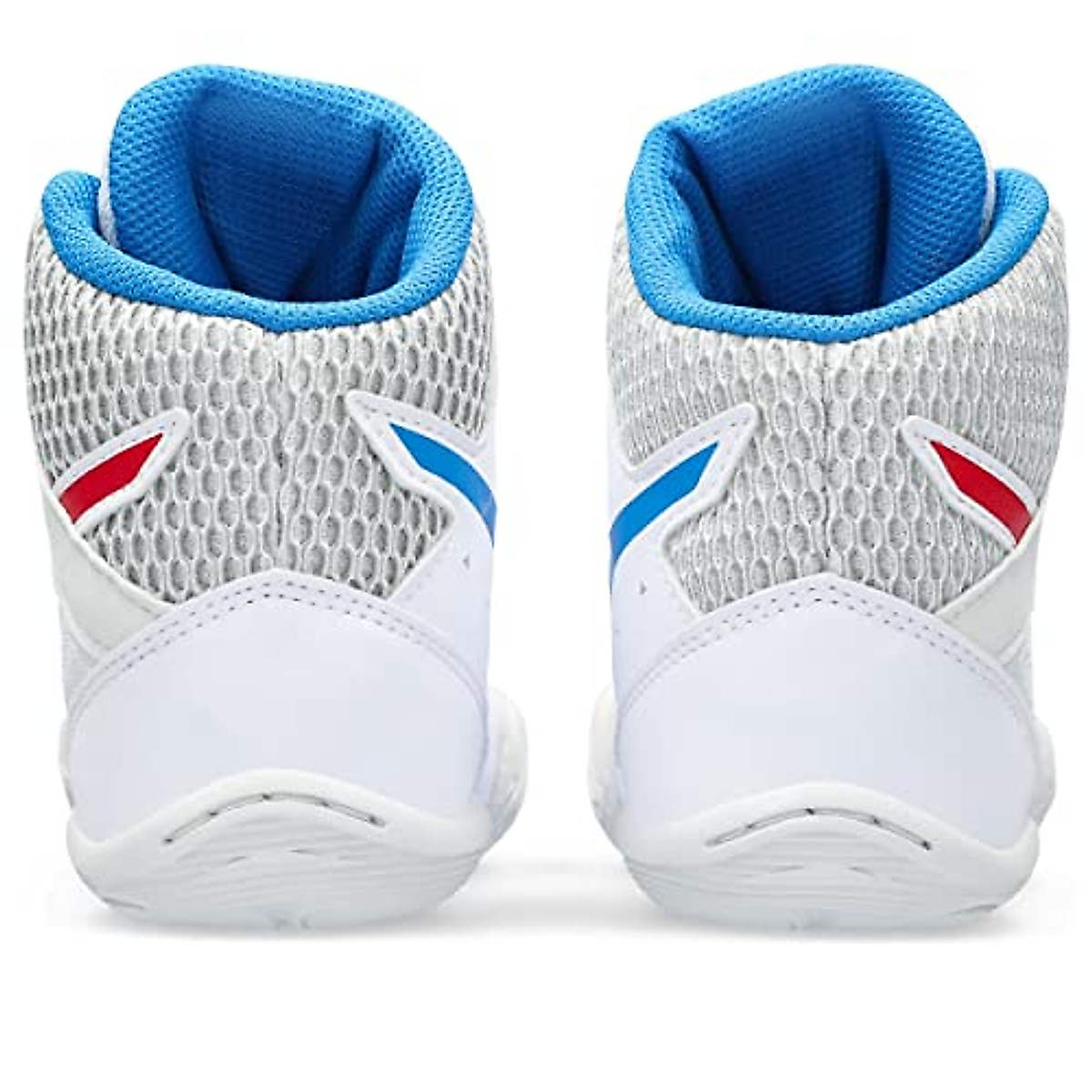 ASICS Kid's Snapdown 3 Grade School Wrestling Shoes, 2, White/Classic RED