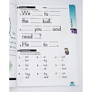 1st Grade Spelling Student Workbook Level A by A Reason For - First Graders Practice Workbooks for Words, Vocabulary & Comprehension Skills - Kids Help Books for Homeschool, Classroom, & Home