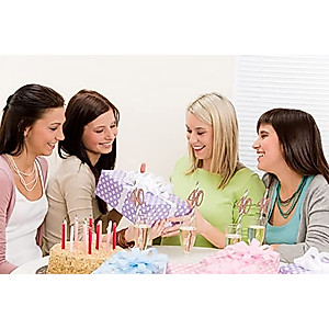 Happy 40th Birthday Straw Decor, Rose Gold Paper Straws, 40th Anniversary Decorations, 24pcs Cut-Out Number 40 Party Drinking Decorative Straws