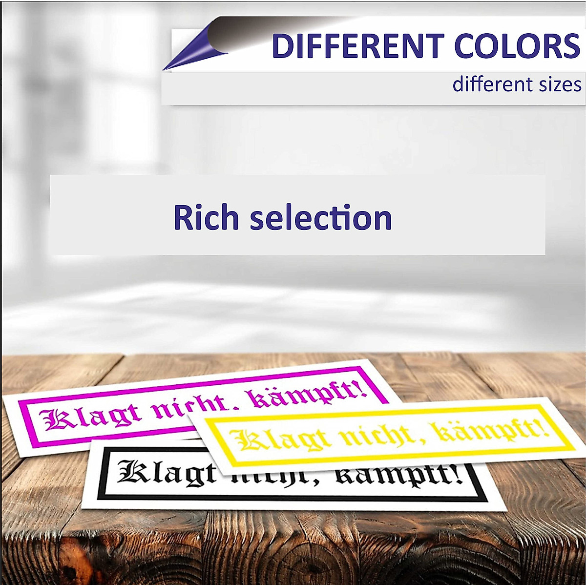 INDIGOS UG Car Sticker - Bumper - Decal - JDM - Die Cut - Trinity Sign Religious God Truck Fenster Sticker - Silver - 96mm x88mm