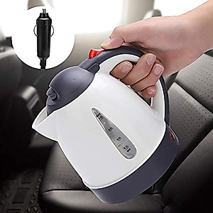 Kettle Electric- Portable 1000ml 12V Travel Car Truck Kettle Water Heater Bottle for Tea Coffee Making