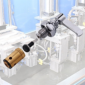 Handle Stem Assembly Fits for T&S Brass Faucets Replace 2815P, Blue Cold and Red Hot Side Spindle Assembly Valve Replacement Part