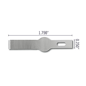 Excel Blades Chisel Replacement Blades, Set of 50 Carbon Steel Blades for Precision Cutting & Trimming, Multi-Purpose Professional, Hobby, and Crafting Tools