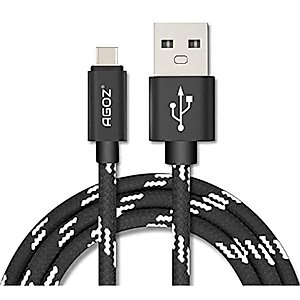AGOZ Braided Type C Fast Charger USB C Cable Cord for OnePlus 10 Pro 9 8, Sonim XP8 XP3, Sony Xperia 5 III, Xperia 10 III, Xperia 5 II, Xperia 1 III, Xperia PRO, Xperia 10, Moto G Stylus Power (6ft)