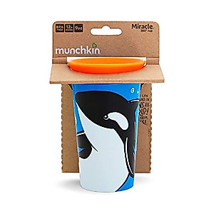 Munchkin® Miracle® 360 WildLove Sippy Cup, 9 Oz, Orca, 1 Pack