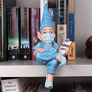 John Bernard & Company Nurse Garden Gnome Statue – Special Edition Commemorative 10” H Shelf Sitter Figurine by Hometown Heroes