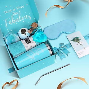 Get Well Gifts For Women After Surgery -12 PCS Self Care Gifts for Women, Care Package Get Well Soon Gift Basket- Sympathy Gifts, Birthday Gifts for Women Tumbler Blanket Candle Relaxing Spa Gifts