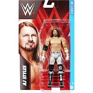 WWE Basic Aj Styles Action Figure, Posable 6-inch Collectible for Ages 6 Years Old & Up​​