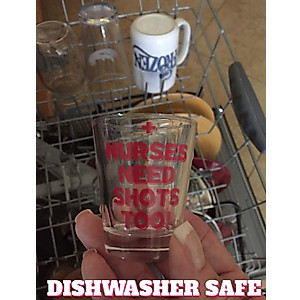 GO FROZEN Nurse/Nursing Shot Glass-Nurses Need Shots Too-Nurse Gifts Under 10 Dollars