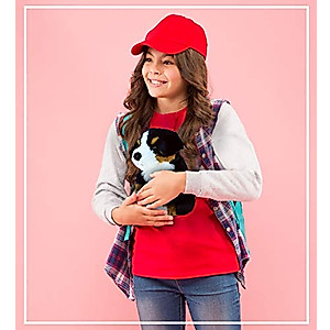 DolliBu Bernese Mountain Dog Plush - Super Soft Stuffed Animal Bernese Mountain Dog, Cute Pet Life Brown Stuffed Dog Plush, Adorable Plush Animal Dog Gift for Baby, Kids, and Adults - 8 Inches