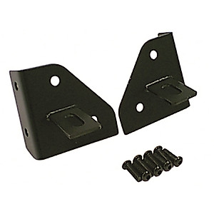 Rugged Ridge 11027.01 Light Mount Bracket Kit, Windshield; 76-95 Jeep CJ/Wrangler YJ , Black