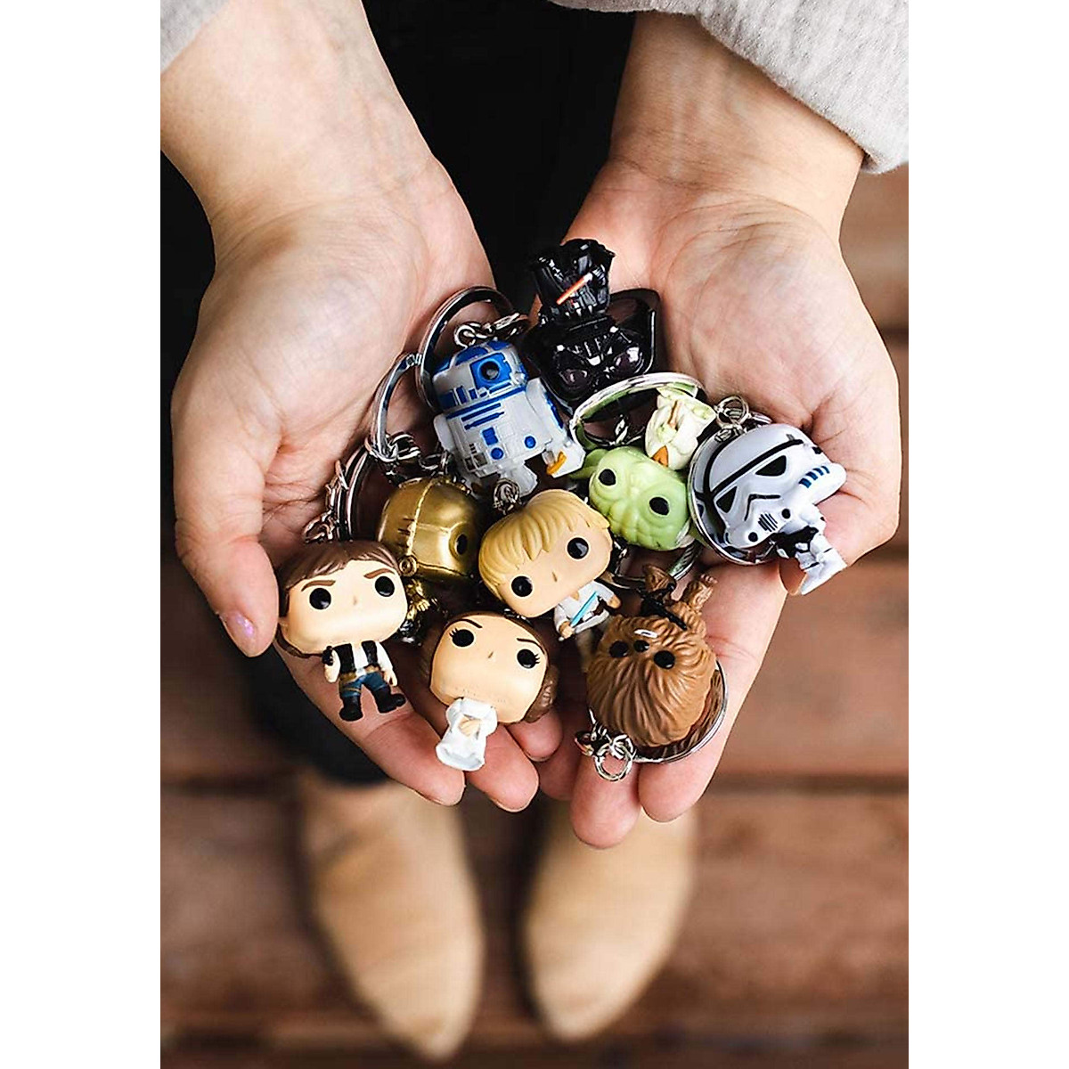 Funko POP Pop! Keychain: Star Wars - Princess Leia, Multicolor, Standard