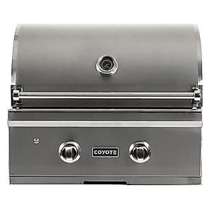 Coyote Outdoor Kitchen Grill | 28- inch Built-in Liquid Propane Grill | 2 Burner Barbecue | Premium BBQ | Great For Outdoor Kitchens | Top-Tier Warranty | C-Series C1C28LP