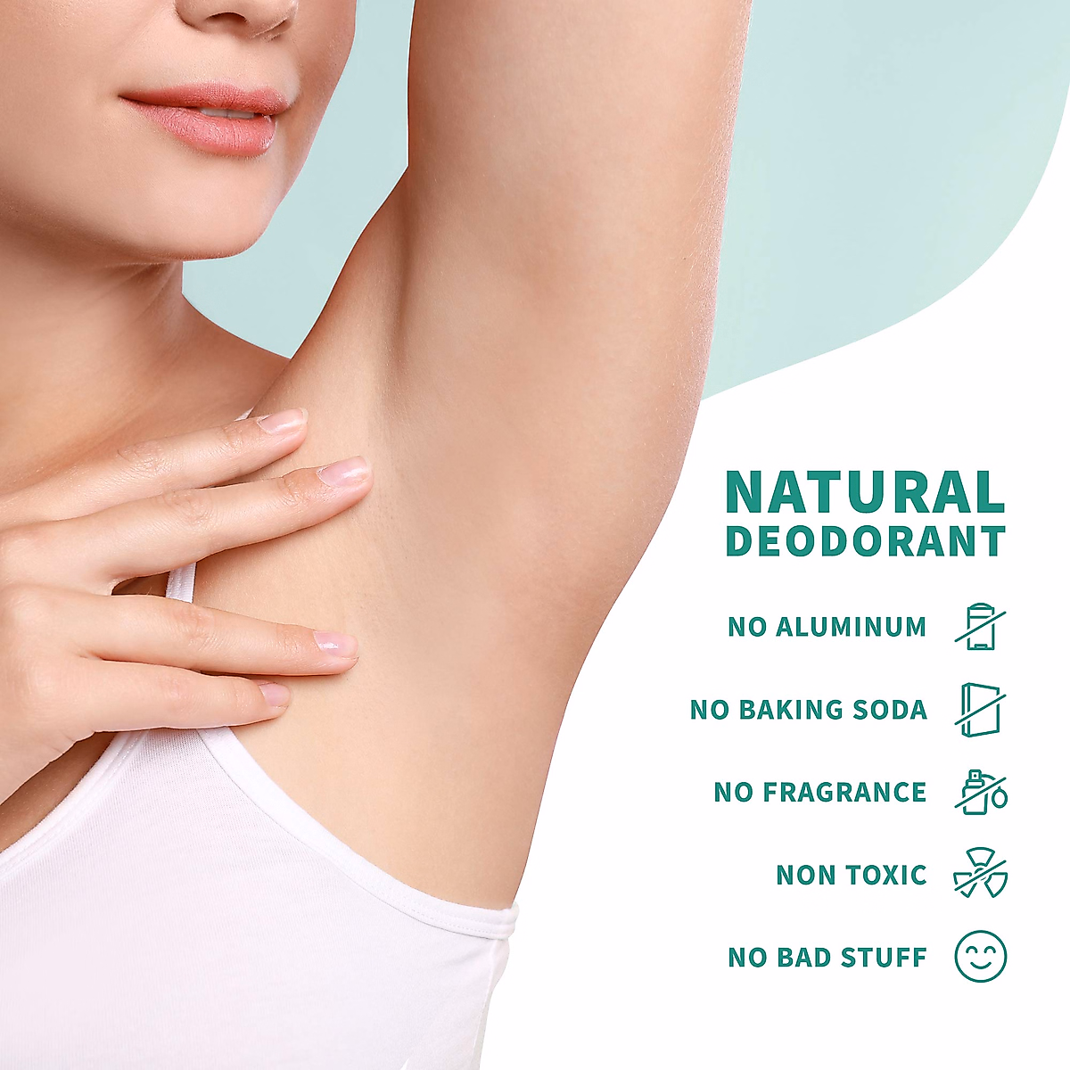 Stick Up Natural Deodorant for Women and Men with Bentonite Clay Powder, Arrowroot, Magnesium, Zinc, 3 oz. Vegan Deodorant for 3-4 months, Black Lavender - Primal Life Organics