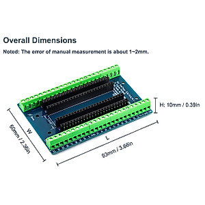 for Teensy 3.5/3.6/4.1 Module Breakout Board 48 Pin 3.81mm / 0.15" Screw Terminal Expansion Board 3 Types Output for Arduino