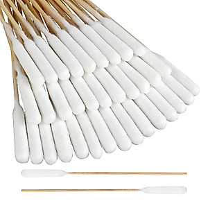 6 Inch Long Cotton Swabs Large Cotton Buds with Wooden Handle for Dogs 100Pcs Specifically Designed for Dogs Professional Big Cotton Swabs Dogs Ears Large Cotton Swabs Dog Ears Cleaning Swabs for Pet
