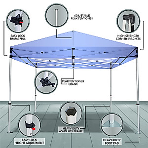 LookOurWay Custom Canopy Tent- Pop Up Canopy Tent Packages for Outdoor and Trade Show Events - Custom Prints of Your Branding, Messaging, and Logos for Business Advertising (Event Basic 10x10)