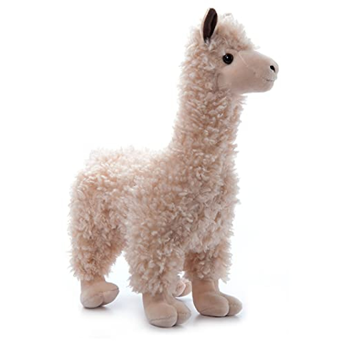 The Petting Zoo Alpaca Stuffed Animal Plushie, Gifts for Kids, Wild Onez Zoo Animals, Alpaca Plush Toy 14 inches