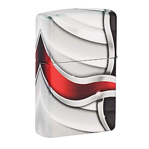 Zippo Flame Logo Design 540 Color Pocket Lighter, Black, One Size