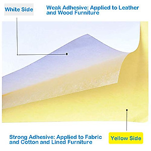 Anti Scratching Tapes, 10pcs Furniture Protectors For Cats, 0.1mm Cat Couch Protector, Clear Double Sided Cat Scratch Deterrent Tape for Furniture, Couch, Sofa, Chair and Leather, Cat Training Tape