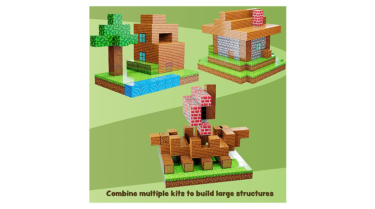 BrainSpark 100PCS Magnetic Building Blocks for Kids