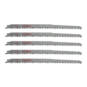 Caliastro 12-Inch Wood Pruning Saw Blades for Reciprocating/Sawzall Saws - 5 Pack