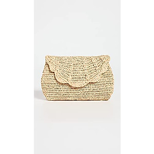 Mar Y Sol Women's Marcella Clutch, Natural, Tan, One Size