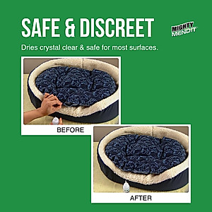 Mighty MENDIT™, Permanent Fabric Adhesive, Flexible Stretchable Washable, Clear, 4 oz, Plus Mighty GEMIT™, Embellishing Adhesive, 1 oz. Includes 50 Gems