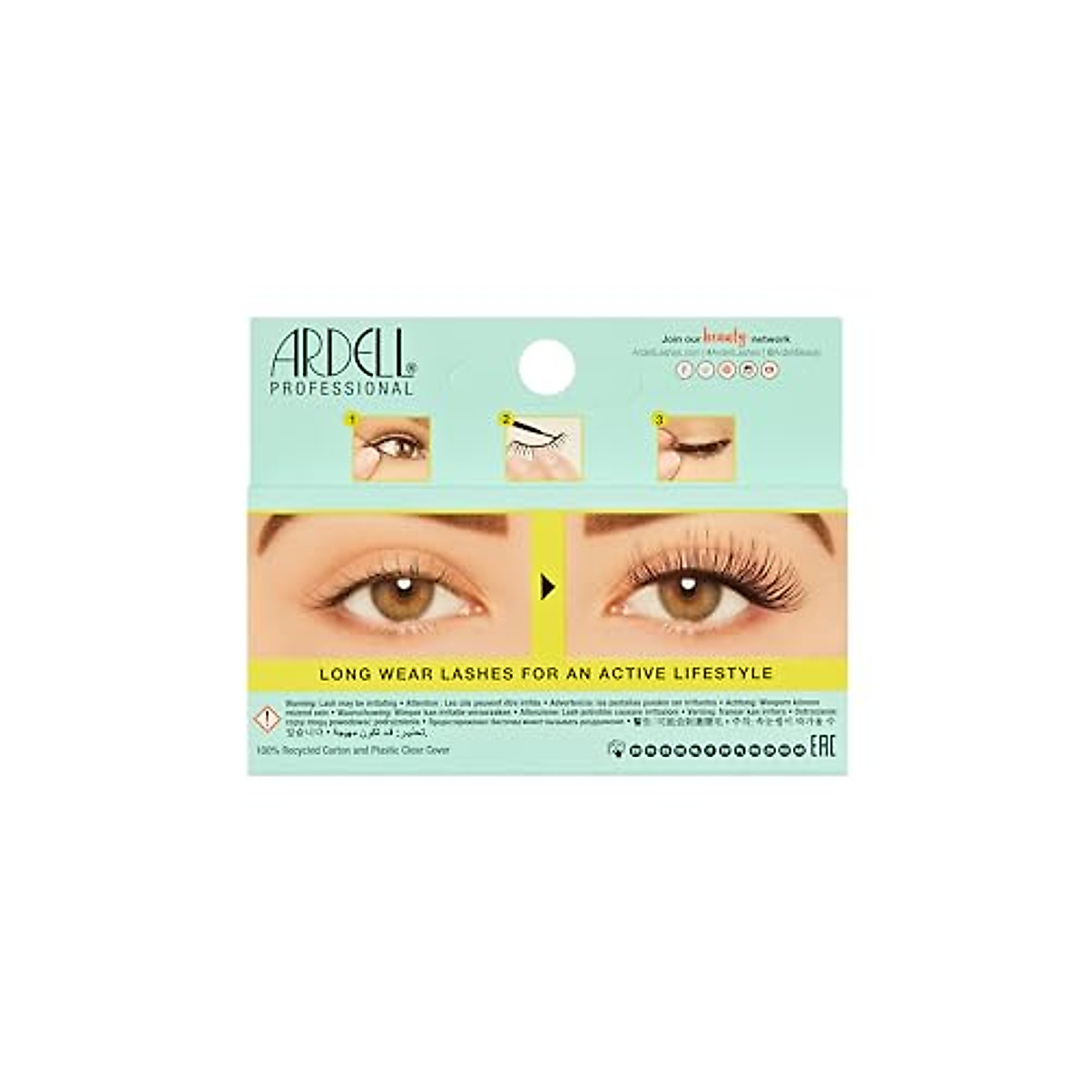 Ardell Active Lash Chin Up, 1 pair