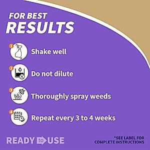 Bonide Captain Jack's Lawnweed Brew, 32 oz Ready-to-Use Spray, Fast-Acting Formula Controls Weeds, Moss, Algae, Lichens & Disease