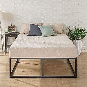 Zinus 8 Inch Green Tea Aspire Memory Foam Mattress, Full & Joseph Metal Platforma Bed Frame/Mattress Foundation/Wood Slat Support/No Box Spring Needed/Sturdy Steel Structure, Full