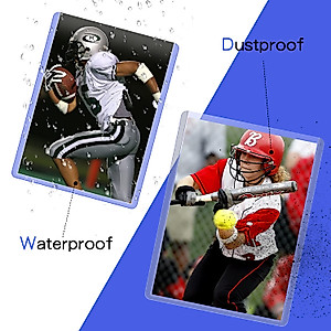 120 Pack 3x4 Inch Hard Plastic Card Sleeves, Card Protectors Hard Plastic for Baseball Card Protectors, Hard Card Sleeves for Game Card, Trading Card, Sports Card