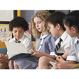 Primary Journal, Hardcover, Primary Composition Book Notebook - Grades K-2, 100 Sheet, One Subject, 9.75" x 7.5", Blue Cover-6 Pack