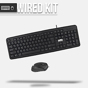 TechMagnet Computer Desktop PC, Intel Core i7, Siwa 8, 16GB RAM, 128GB SSD Boot + 2TB HDD, New Dual 24 Inch Monitor, USB Wired Keyboard Mouse, XL Cheatsheet Desk Pad, WiFi, Win 11 Home (Renewed)