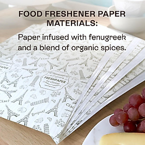 MightyNest Cheese 4 Piece Silicone Food Storage Set and Fresh Paper Cheese Wrap Sheets | Airtight Seal Replaces Plastic Wrap | Prevents Food Waste