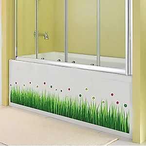 Wall Stickers Removable Decals Wall Decor Decorative for Children Kids Living Room​ (Grass)