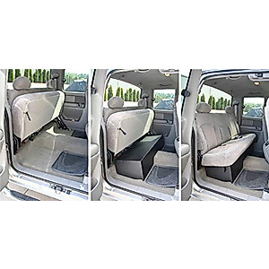 Compatible with Chevy Silverado or GMC Sierra Full Size Extended Cab Truck 1999-2006 Dual 12" Subwoofer Sub Box Speaker Enclosure - Armor Coated