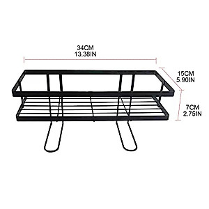 jomgeroz Toilet Shelf Storage Rack Multifunction Organization Bracket Accessory for Toilet Organize Support Holder Toilet Shelf