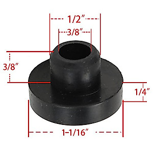 HIPA (Pack of 3) 46-6560 104047 Fuel Tank Bushing fits for John Deere Toro Wheel Horse Riding Mower Lawn Tractor
