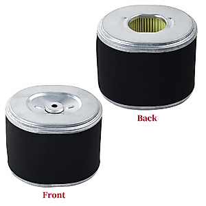 NIDAIFEI 4 Pack GX390 Air Cleaner Element Replaces Honda 17210-ZE3-010, 17210-ZE3-505, 17210-ZE3-515, 17218-ZE3-000, 17218-ZE3-505 for Honda GX270, GX340, GX340K1, GX340R1, GX340U1, GX390 Engine