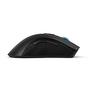 Lenovo Legion M600 RGB Wireless Gaming Mouse – 16,000 DPI, 9 Programmable Buttons, 200-Hour Battery Life, 50-Million Clicks Durability – Ambidextrous Computer Mouse (Black)