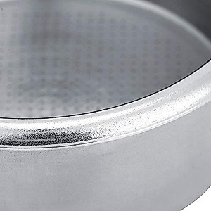 54mm Coffee Stainless Filter Basket, Two Cup-Single Wall, Non-pressure Filter Accessories Compatible with Portafilter Coffee Machine Accessory