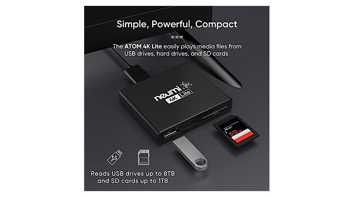 NEUMI Atom 4K Lite Digital Media Player for UHD Content