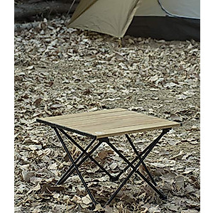 iClimb 1 Anti-Sinking Large Feet Chair and 1 Folding Table Bundle, Ultralight Compact for Solo Adult Outdoor Backpacking Camping Hiking Beach Concert Motorcycling