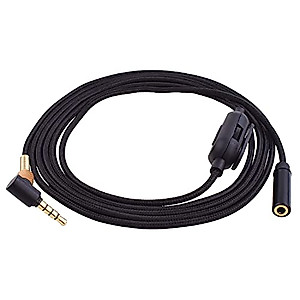 Headphone Extension Cable, 3.5mm Male to Female Stereo Audio Cable Lossless Audio Sound Premium Audio Cord Extension Cable Gold Plated Jack with Mute & Volume Controls